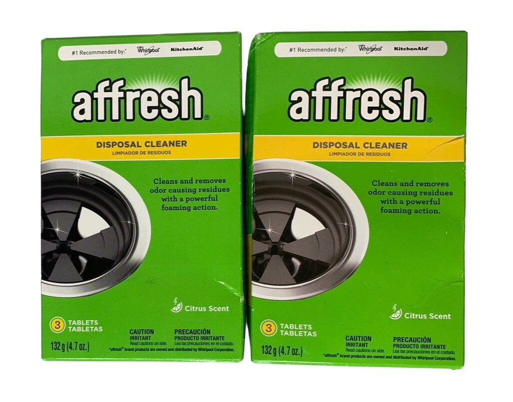 Affresh Garbage Disposal Cleaner Tablets Removes Odor Causing Residues ...