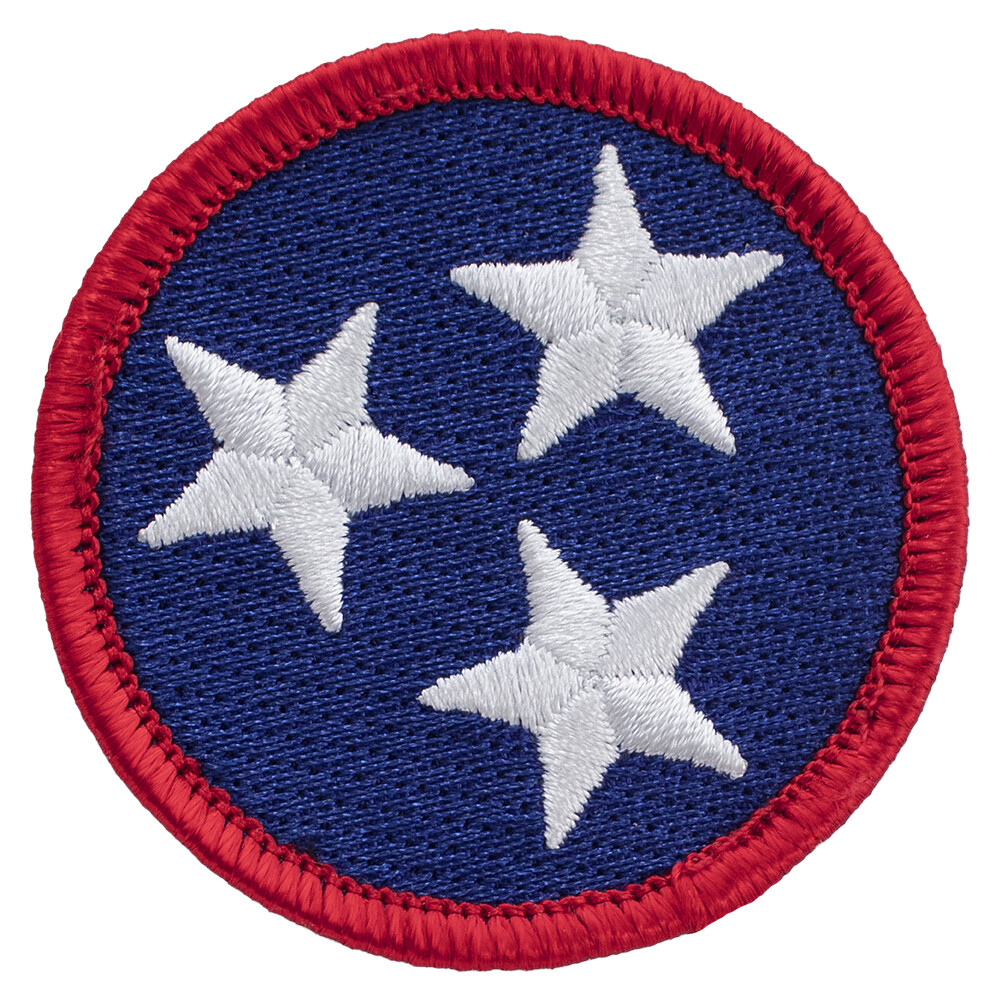 Tennessee Tristar Full Color Patch - 2" Round Embroidered Patch | eBay