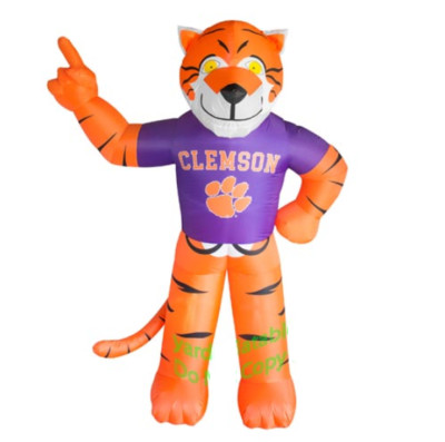 7' Air Blown LED Inflatable NCAA Clemson Tiger Mascot Yard decoration ...