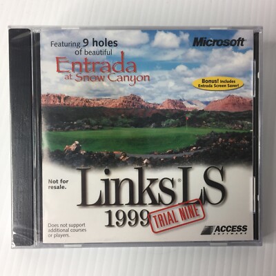 Microsoft Links LS 1999 Trial Nine (PC) Access Games with Bonus | eBay