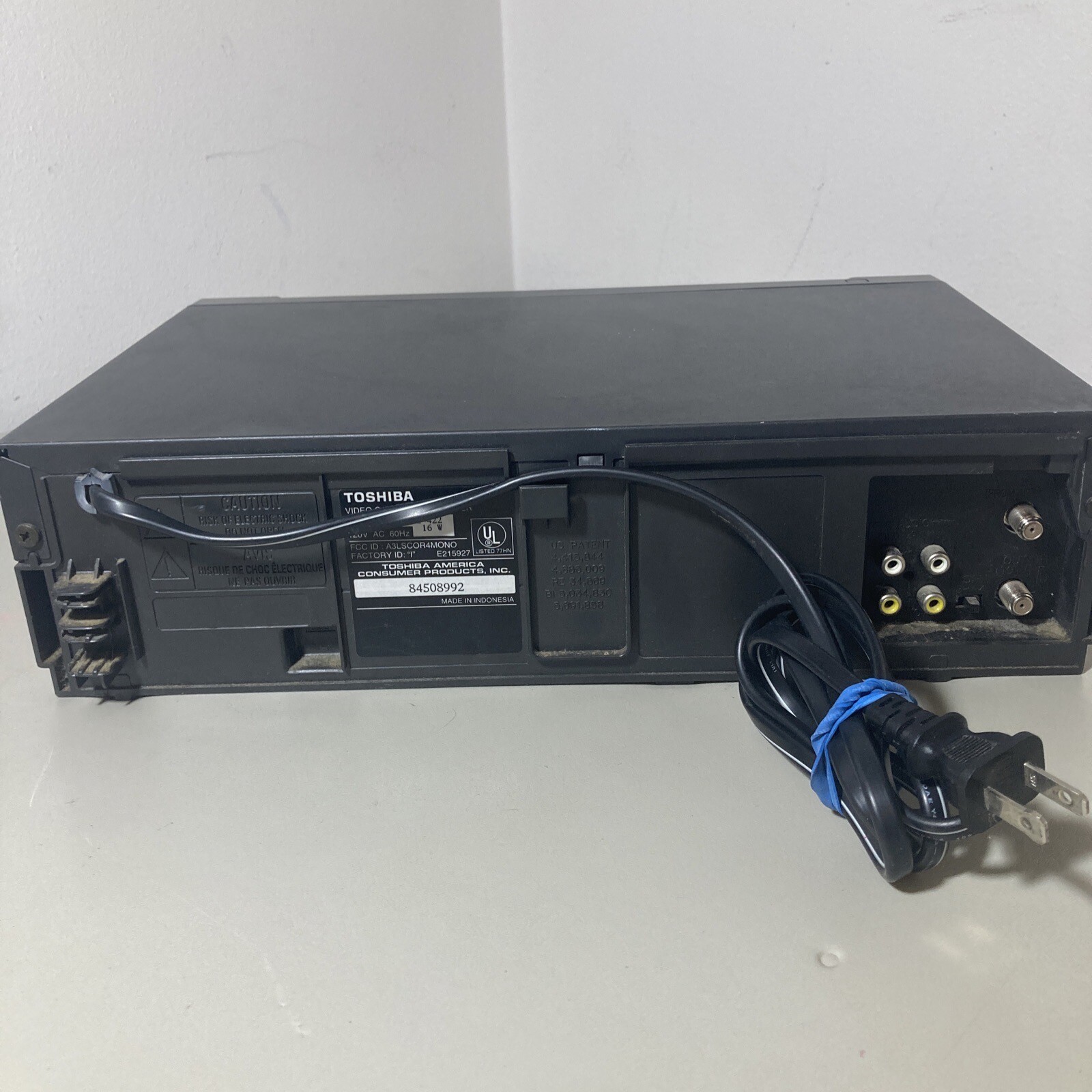 Toshiba W-528 4 Head Video Cassette Recorder - Black for sale online | eBay