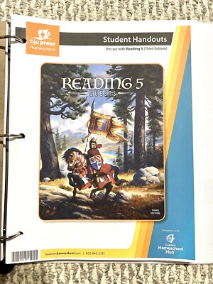 BJU Press Reading 5 Student Handouts | eBay
