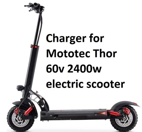 🔥OEM AC Adapter battery Charger For Mototec Thor 60v 2400w electric ...