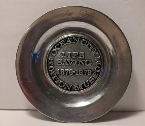 Vintage Ocean City Station Museum Life Saving Sand Cast Plate One of a ...