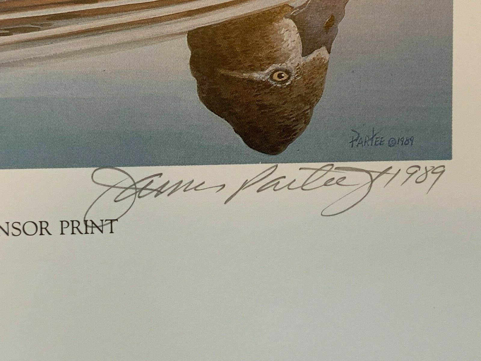 James Partee Jr. Artist Proof Print Lithograph "Grand Bay Ringnecks" | eBay