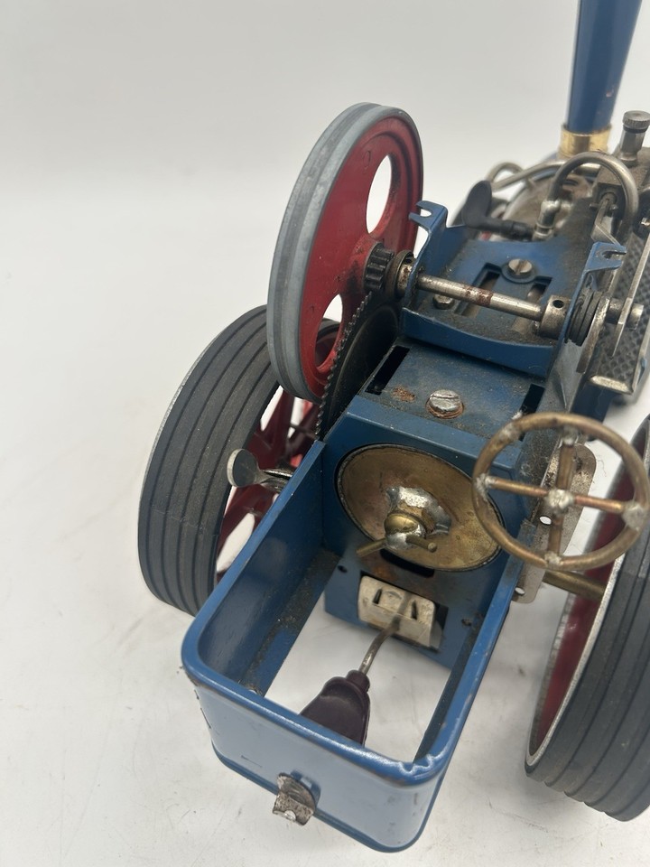 Live Steam Wilesco D405 Blue Traction Engine Model Project Engine ...