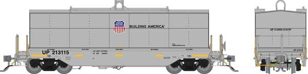 HO Scale Rapido 168007 Union Pacific Greenbrier Transverse Coil Car 6 ...