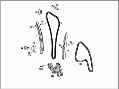Genuine MERCEDES Chain tensioner 2710300963 | eBay