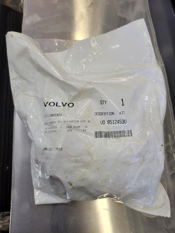 Genuine Volvo Truck 85124530 EGR Cooler Hose kit | eBay