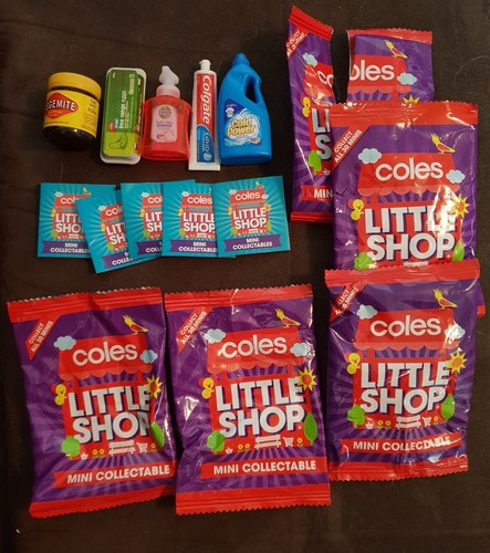 Coles Little Shop Mini Collectables x 5 - FREE SHIPPING!! | eBay Australia