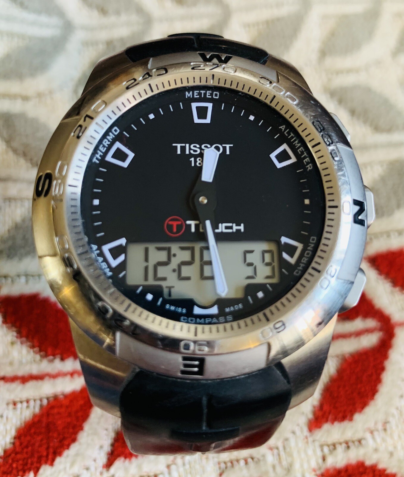 Tissot T-Touch Black Carbon Men's Watch - T047.420.47.207.01 for sale ...