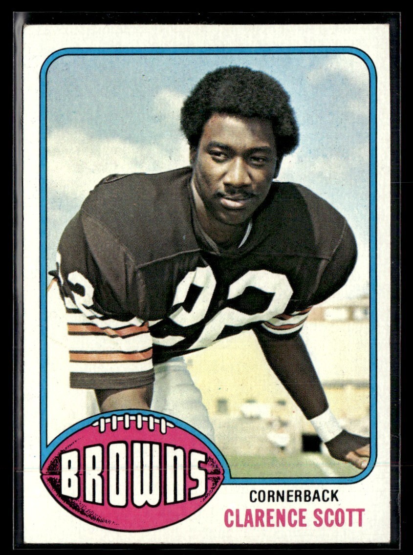 1976 Topp Clarence Scott Cleveland Browns #107 | eBay