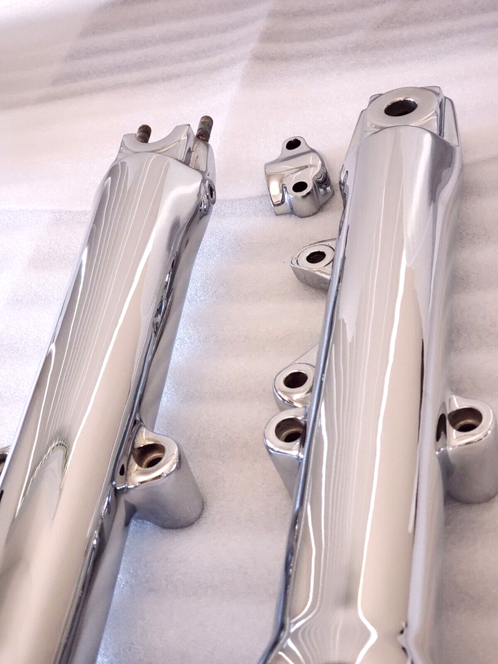 HARLEY DAVIDSON SOFTAIL FAT BOY HERITAGE CHROME FORK LOWER LEGS 1986 ...
