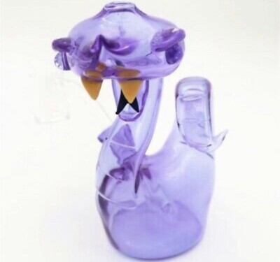 Venom the Non-Venomous Purple Glass Viper Hand Blown Glass Cobra A1 | eBay