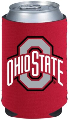 Ohio State University Buckeyes 12oz Drink Can Cooler Insulated Neoprene ...