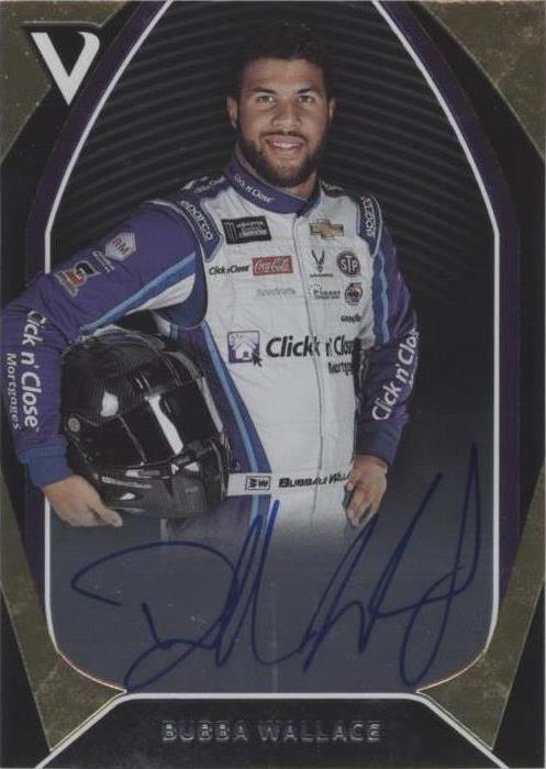 2018 Panini Victory Lane - Signatures Bubba Wallace #S-BW Gold /99 (AU ...