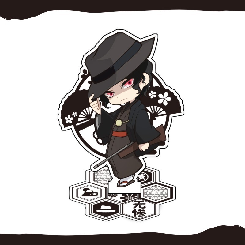 Demon Slayer Kibutsuji Muzan Anime Cosplay Tabletop HD Acrylic Stand ...