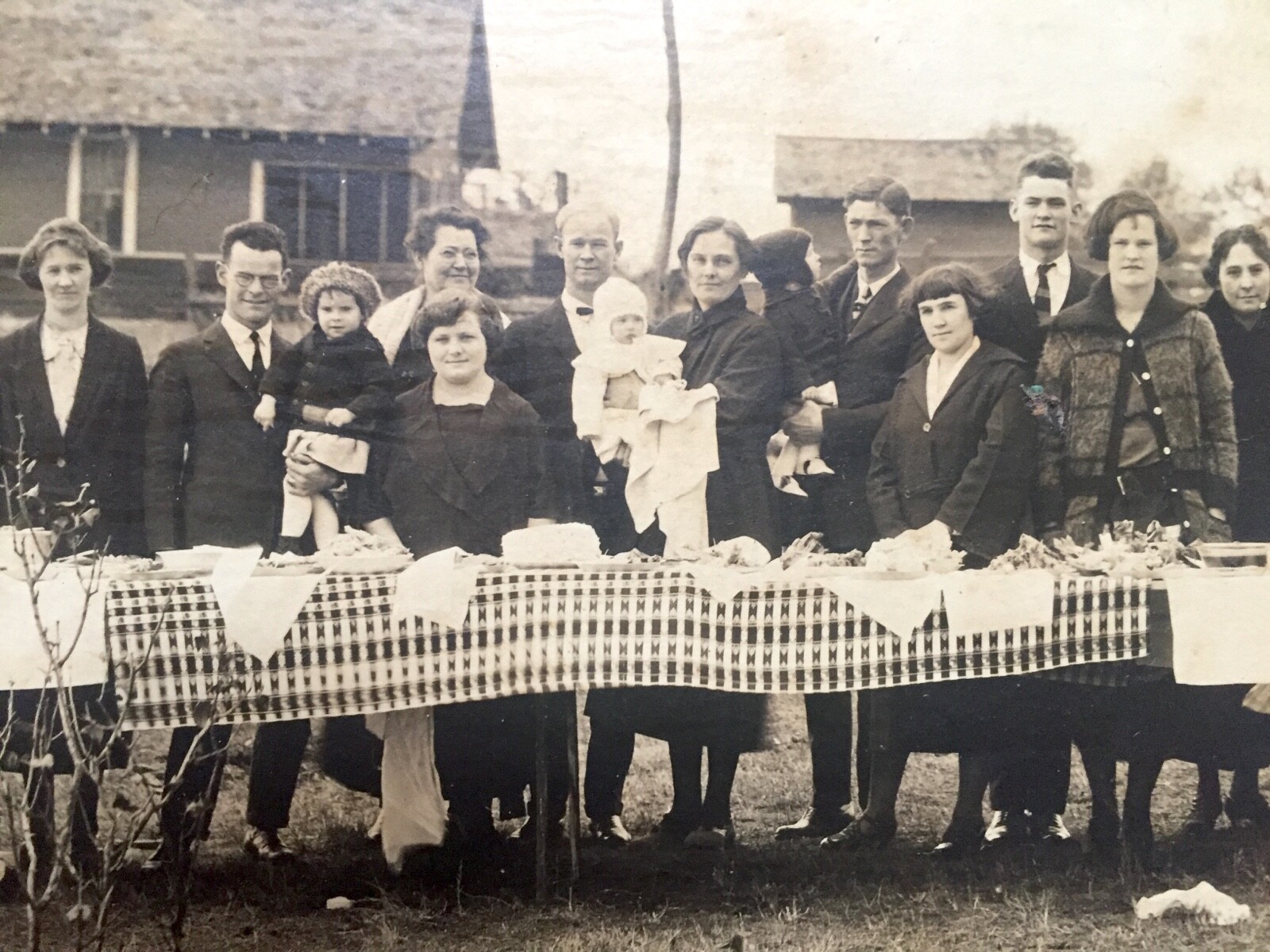 A. G. Gober LUKE McCLUNG Families JACKSONVILLE TEXAS 1921 Panorama 6.25 ...