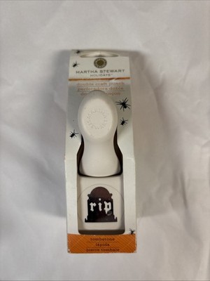 Martha Stewart Halloween Double Craft Punch RIP Tombstone NIB | eBay