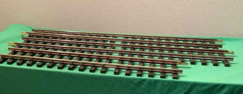 LEHMANN LGB G Scale Brass Train Track 3 Long Straight Pieces | eBay