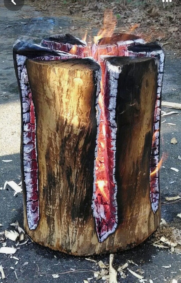 3 x Swedish Fire Log Torch - 2hr Burn Kiln-Dried Wood | Perfect for ...