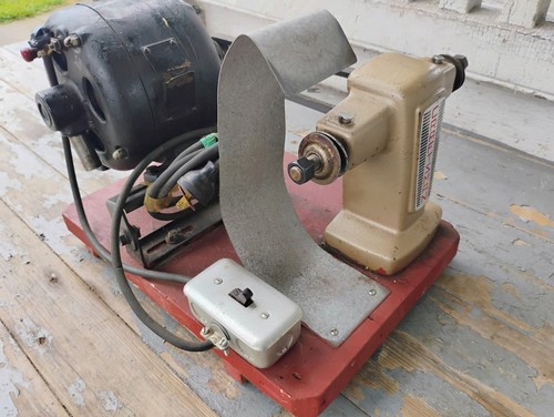 Craftsman Grinder Buffer Polisher Arbor, Belt Drive, Pittsburgh Motor ...