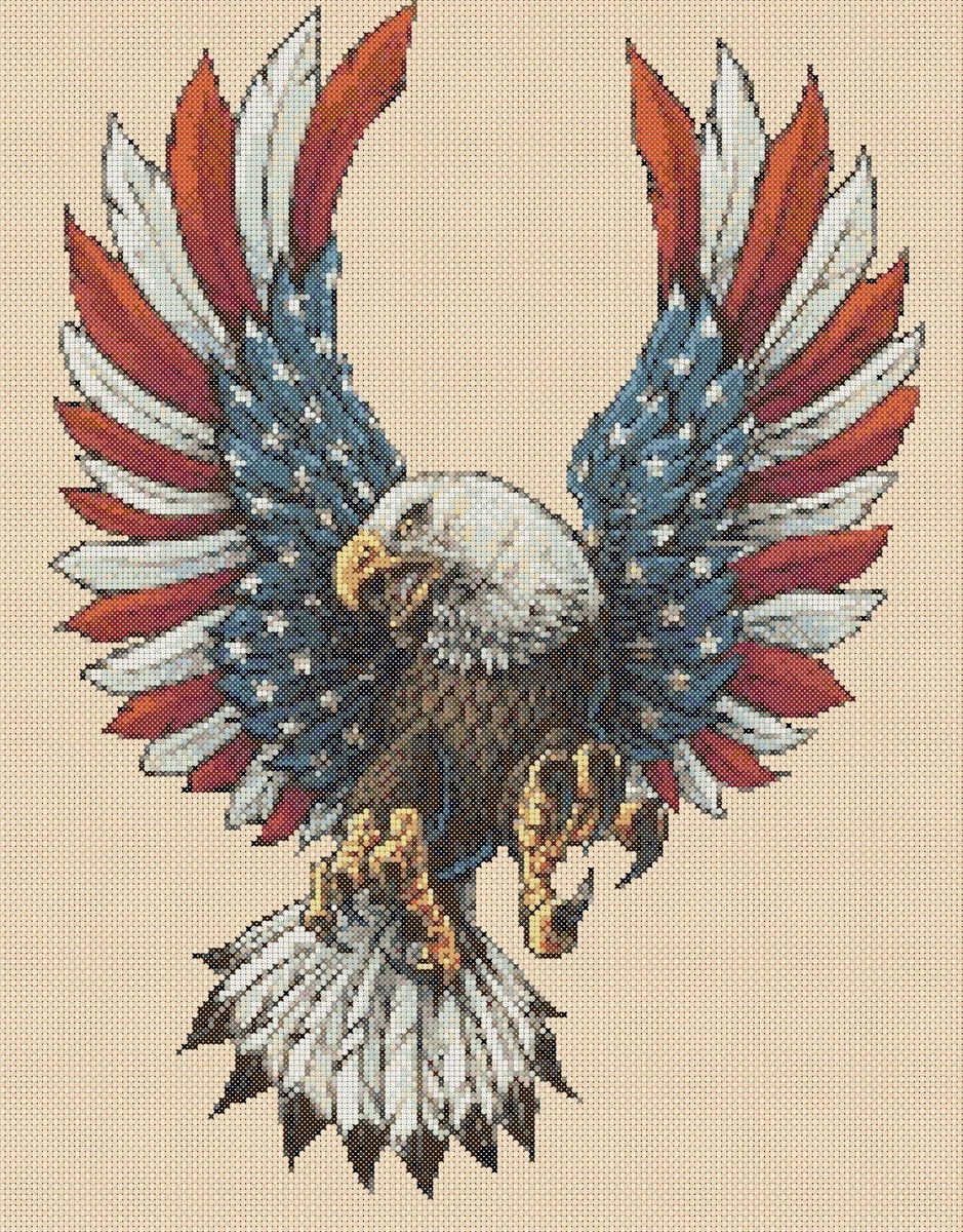 American Eagle Cross Stitch Pattern Hotsell | cozeliving.com