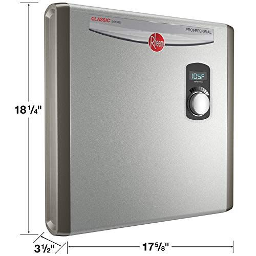 Rheem RTEX-24 24kW 240V Electric Tankless Water Heater, Gray | eBay