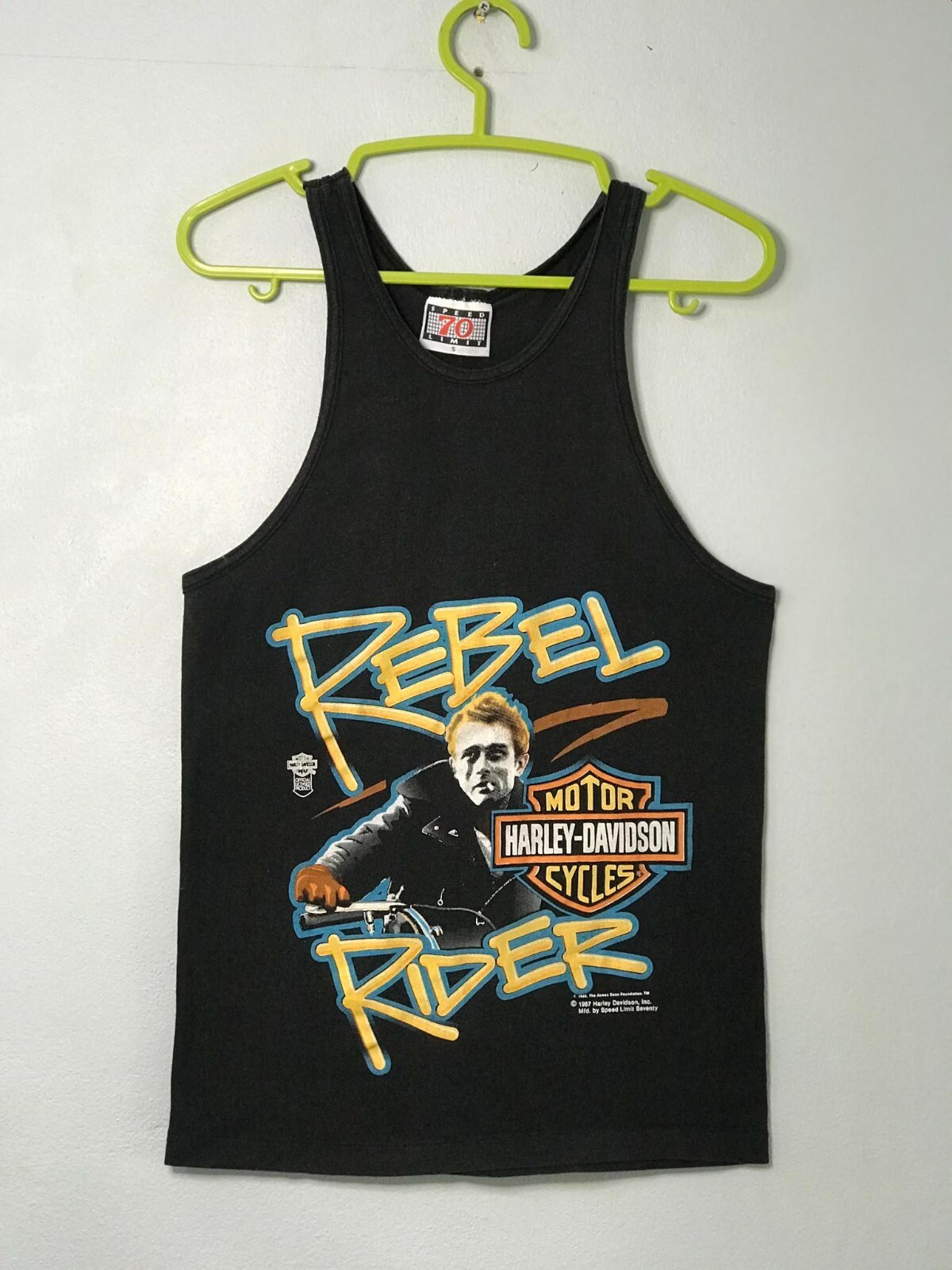 Rare 1987 Harley Davidson James Dean Rebel Rider Blac… - Gem