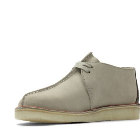 NEW Clarks Originals Desert Trek Sand Suede Orange Stitch "BANK ROBBER ...