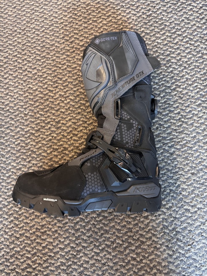 KLIM - ADVENTURE GTX BOOT STEALTH BLACK SIZE 10 (LEFT BOOT ONLY) | eBay