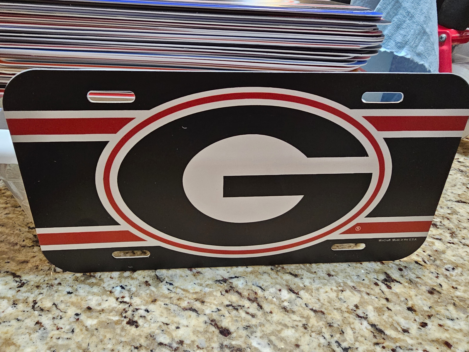 GEORGIA BULLDOGS NCAA AUTO CAR FOOTBALL LICENSE PLATE NEW | eBay