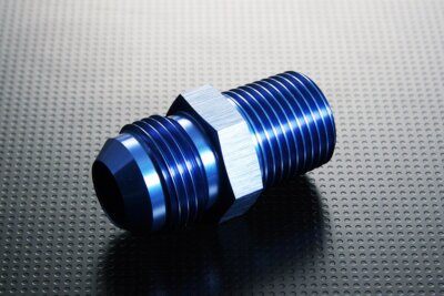 AN4 AN-4 to M10x1.0 Straight Car Performance Aluminum Fitting Adapter ...