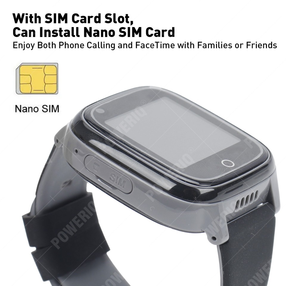 Medical Alert Watch for Seniors Elderly with SOS Button GPS Fall ...