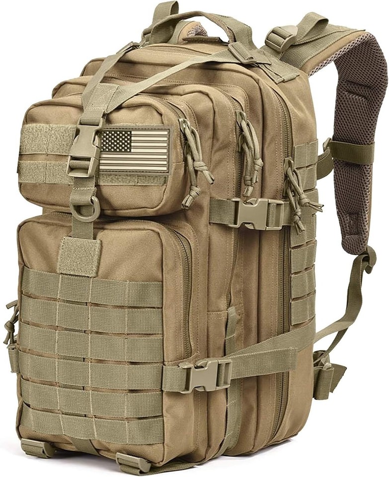 45L Military Tactical Backpack Large Army Men 3 Day Assault Pack Molle ...