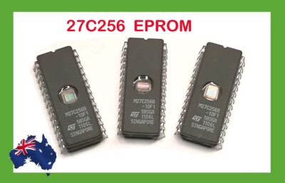 27C256 M27C256B-10F1 - 256K ST Micro UV EPROM Erasable EPROM CDIP28 ...