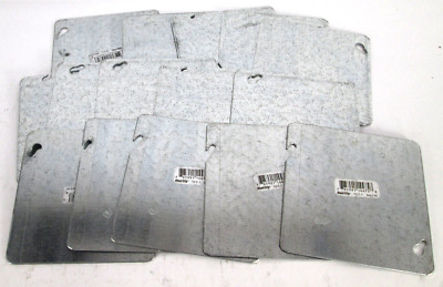 ** Lot of 15 ** Steel City ~ 72C1 ~ Square Flat Blank Box Cover 4-11/16 ...