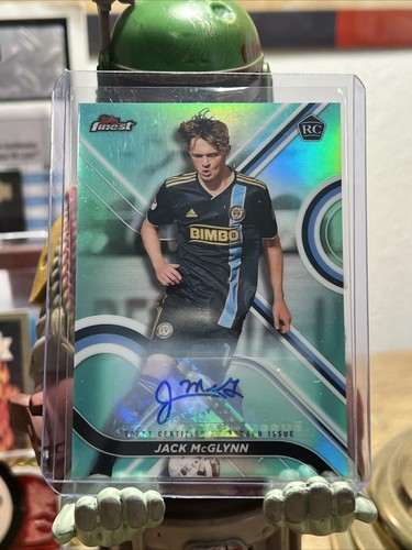 2022 Topps MLS Finest Soccer JACK MCGLYNN AUTOGRAPH RC ROOKIE Aqua Refractor /75 | eBay