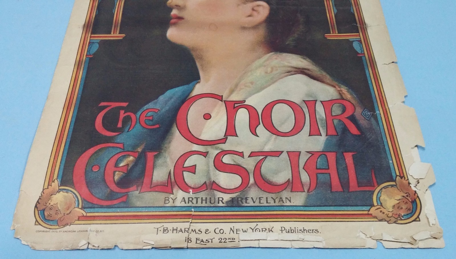 Antique Sheet Music The Choir Celestial 1900 By Arthur Trevelyan | eBay