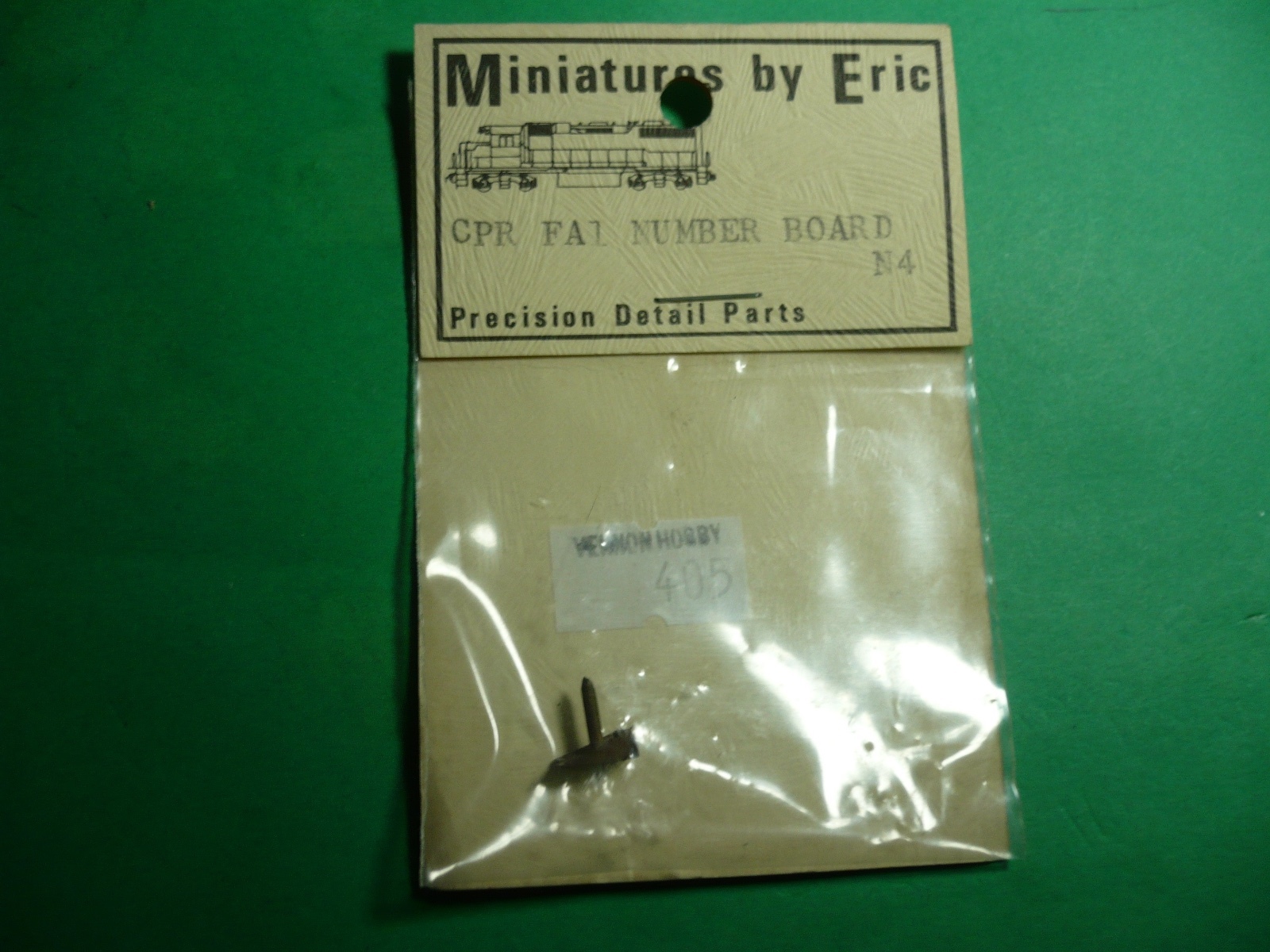 Miniatures by Eric #N4 HO brass, CPR FA1 Number Board | eBay