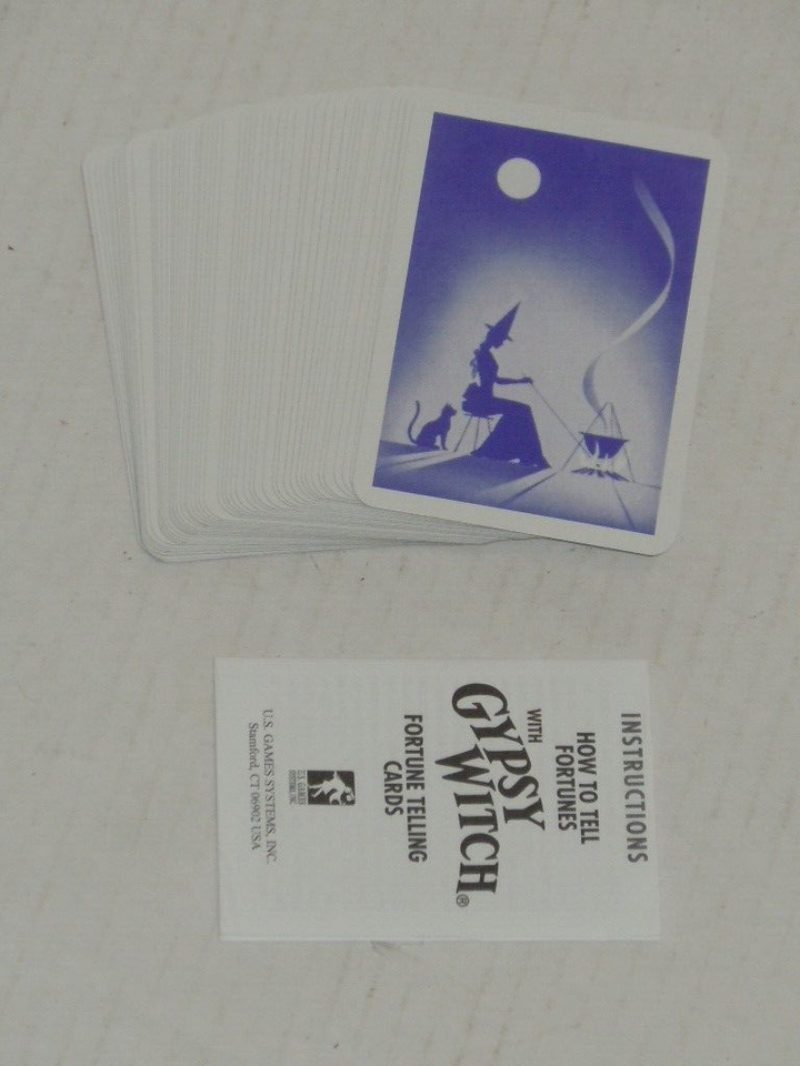 GYPSY WITCH NO.42 TAROT FORTUNE TELLING CARDS WITH INSTRUCTIONS ...