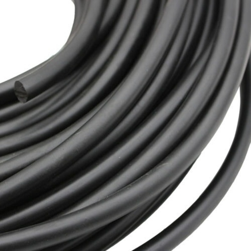 Solid Rubber Round Rod Bar Sealing Strip Bendable Cabinet Door Seal ...