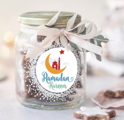 Ramadan Kareem Stickers 24 Ramadan Mubarak Stickers Labels 4cm Gift ...