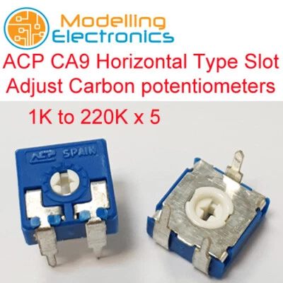 ACP CA9 Horizontal Type Slot Adjust 1K to | Grelly UK