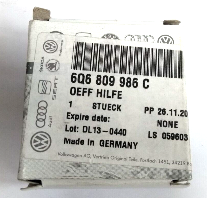 VW Golf PASSAT B7 Polo Fuel Flap Closing Spring Buffer Genuine ...