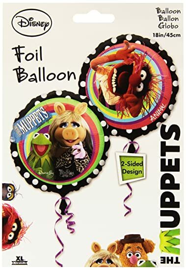 The Muppets Party Supplies Kermit, Miss Piggy & Animal Foil Balloon (45 ...
