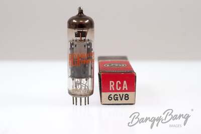 Vintage RCA 6GV8/ECL85 Triode Pentode Picture TV Receiver Audio Vacuum ...