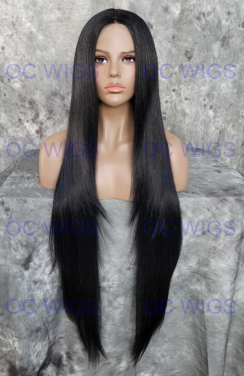 Hip Length Black Hair
