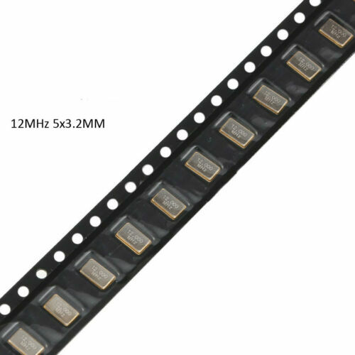 10pcs 5032 SMD 12M Passive Crystal Oscillator 12.000MHZ ±20ppm 20pF 5x3 ...