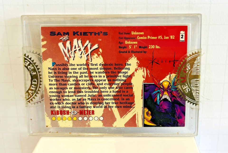 Wizard Magazine 1993 GOLD STAMPED SAM KEITH'S THE MAXX PROMO Sealed ...